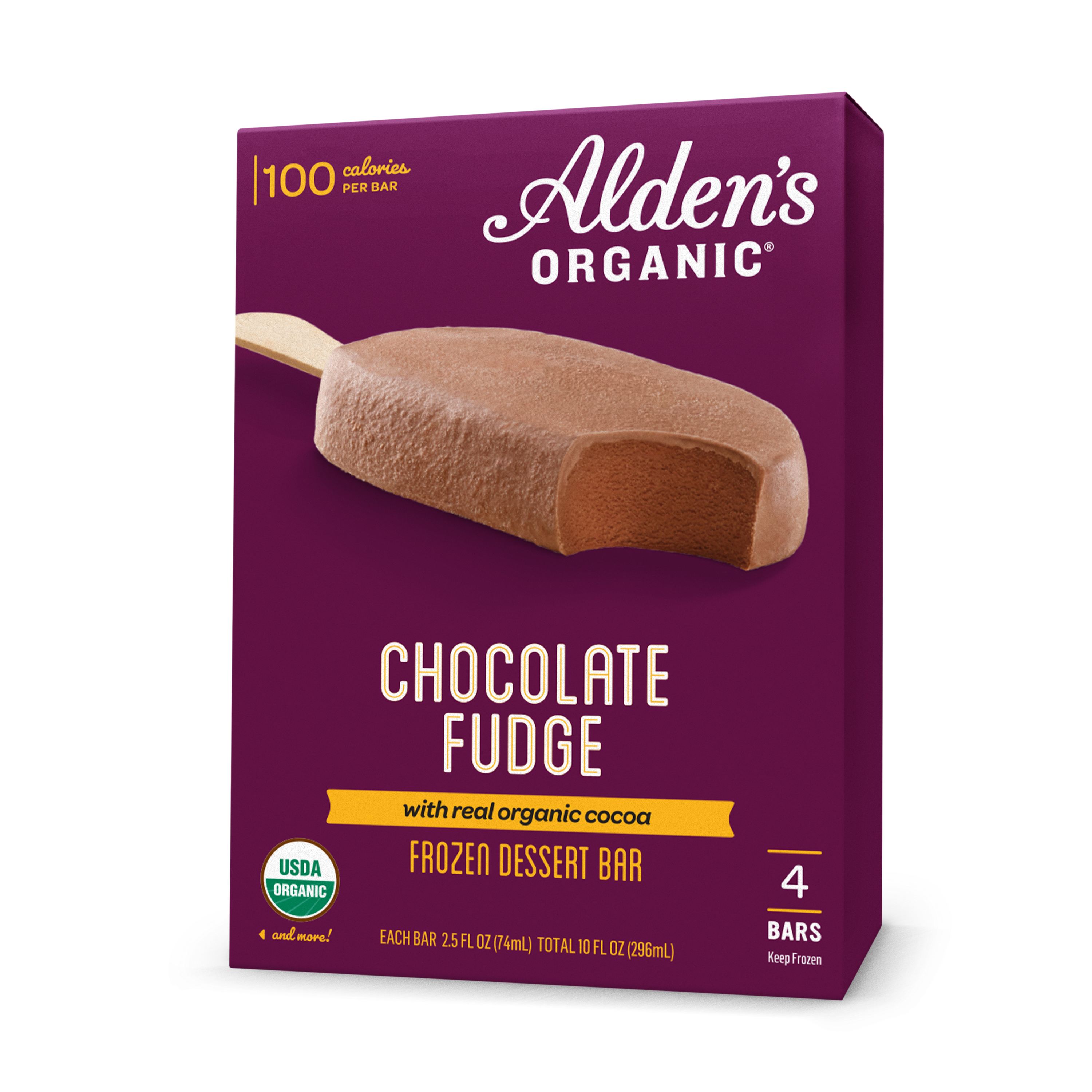 Chocolate Fudge Bar – Alden's Organic